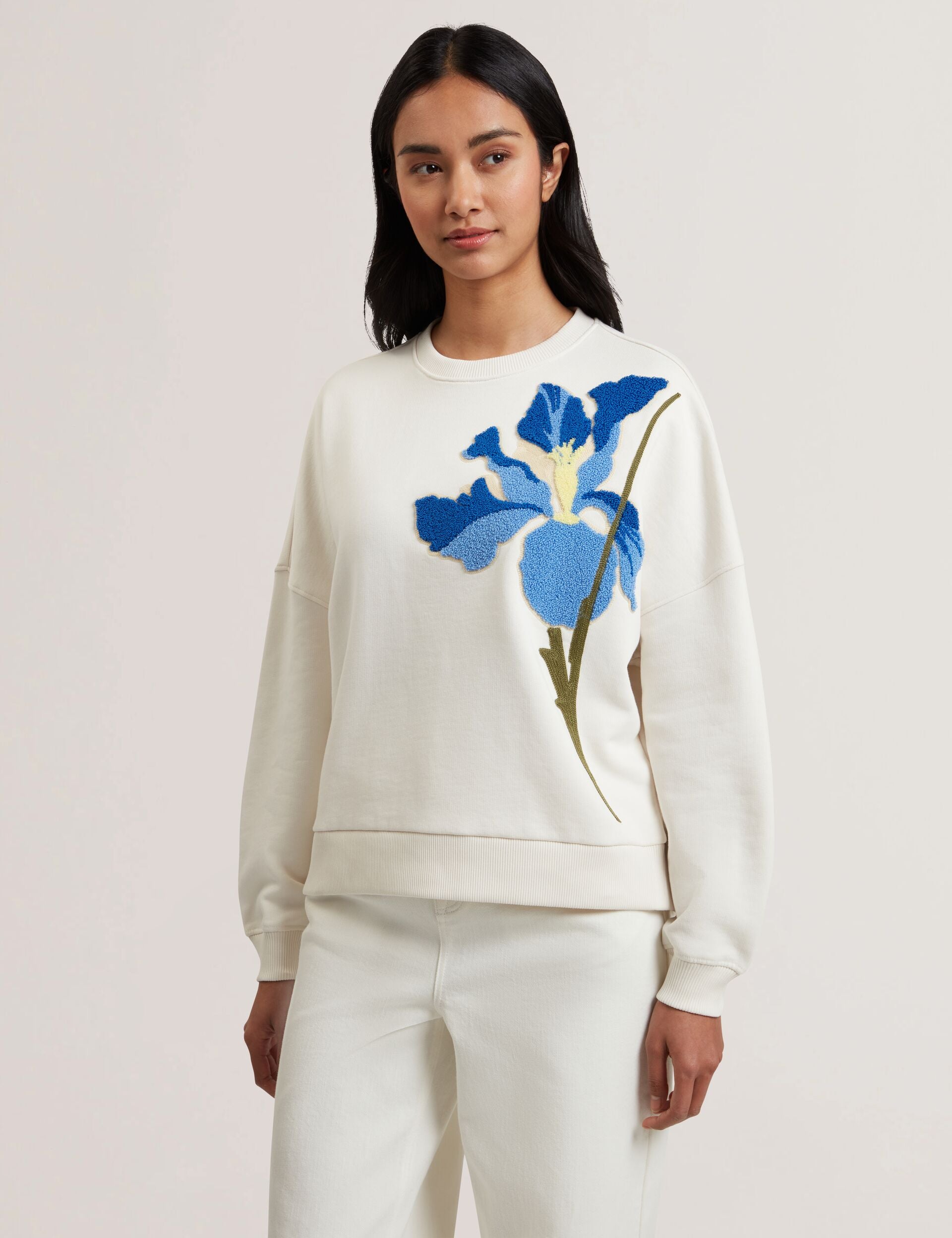 SANDERR - Floral Graphic Cotton Sweatshirt – Ted Baker