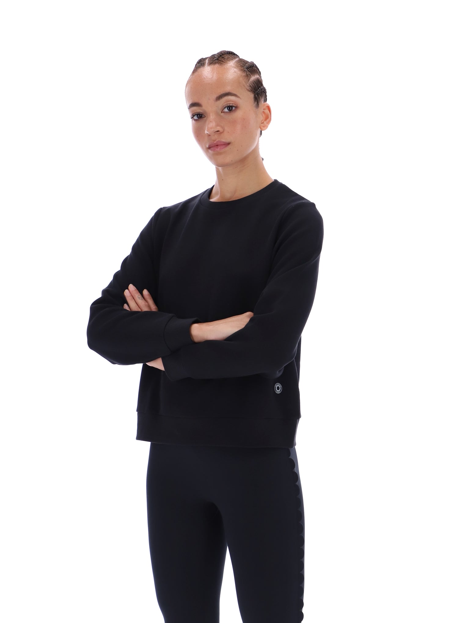EMILY Cut-Out Detail Scuba Active Sweatshirt
