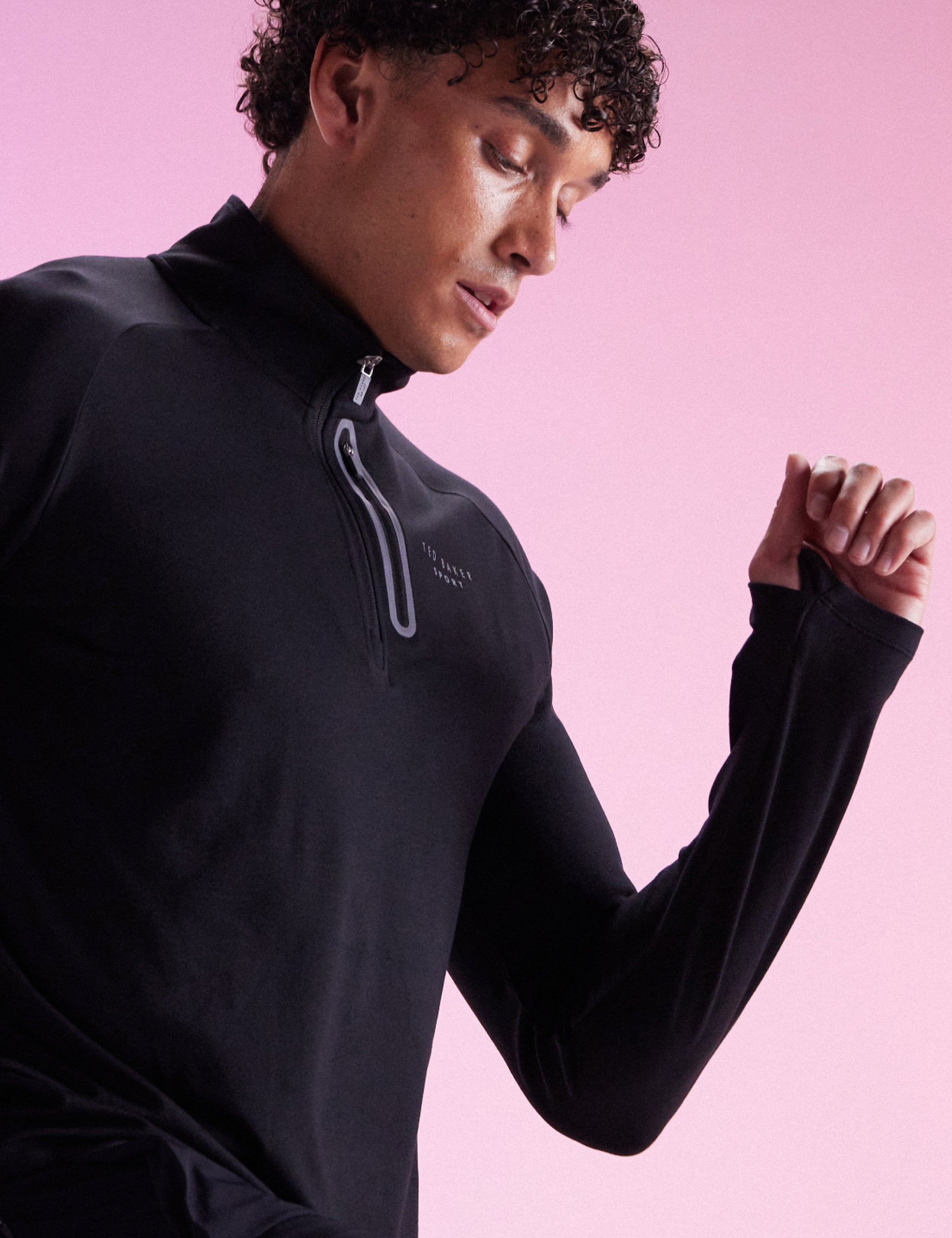 GARY Quick Dry 1/4 Zip Training Top
