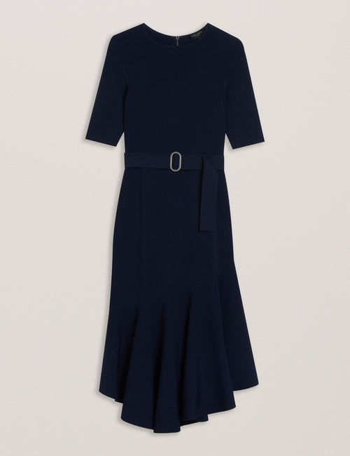 SAMALEE - Flippy Hem Knitted Midi Dress