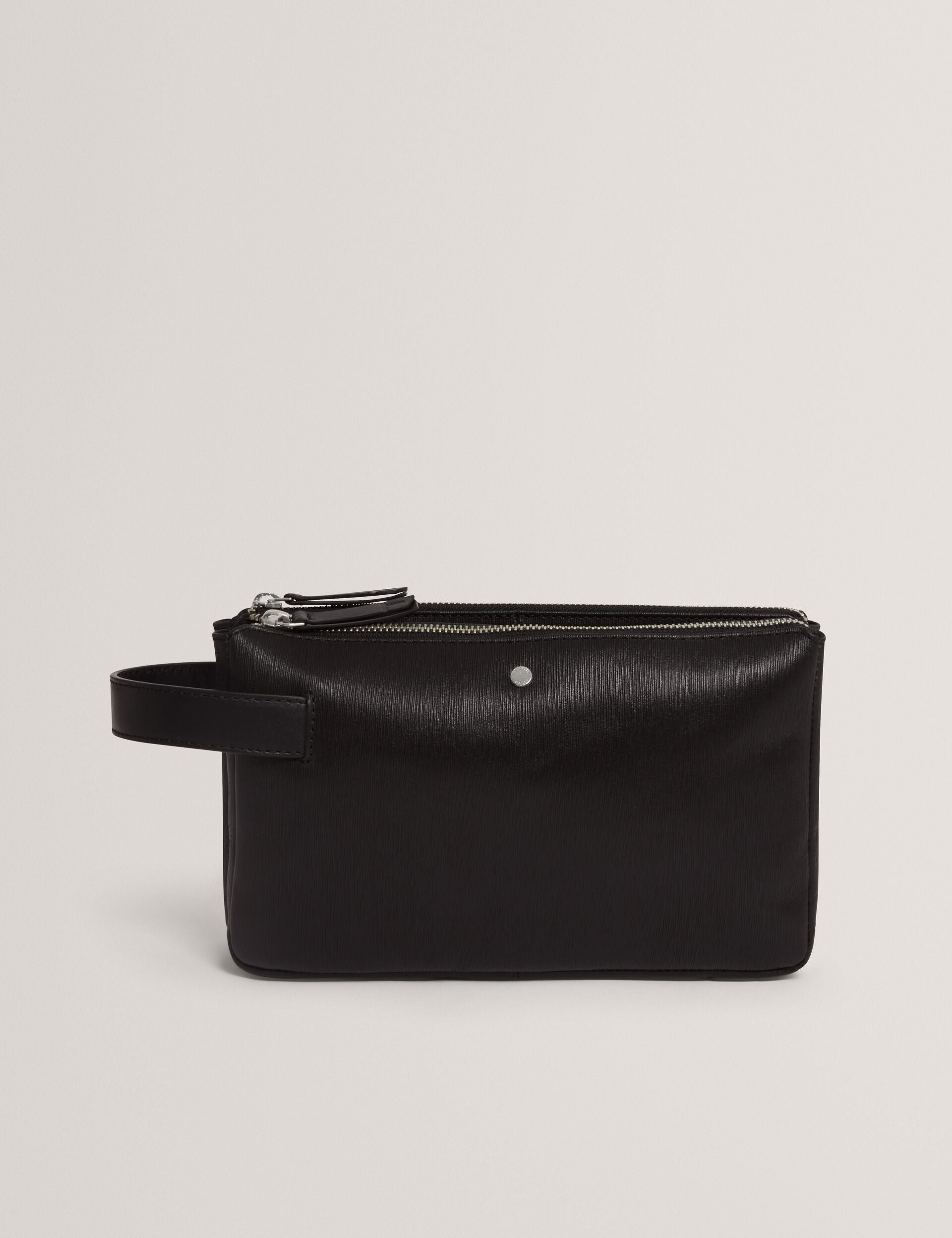 BARRNET Bark Texture Leather Handheld Pouch