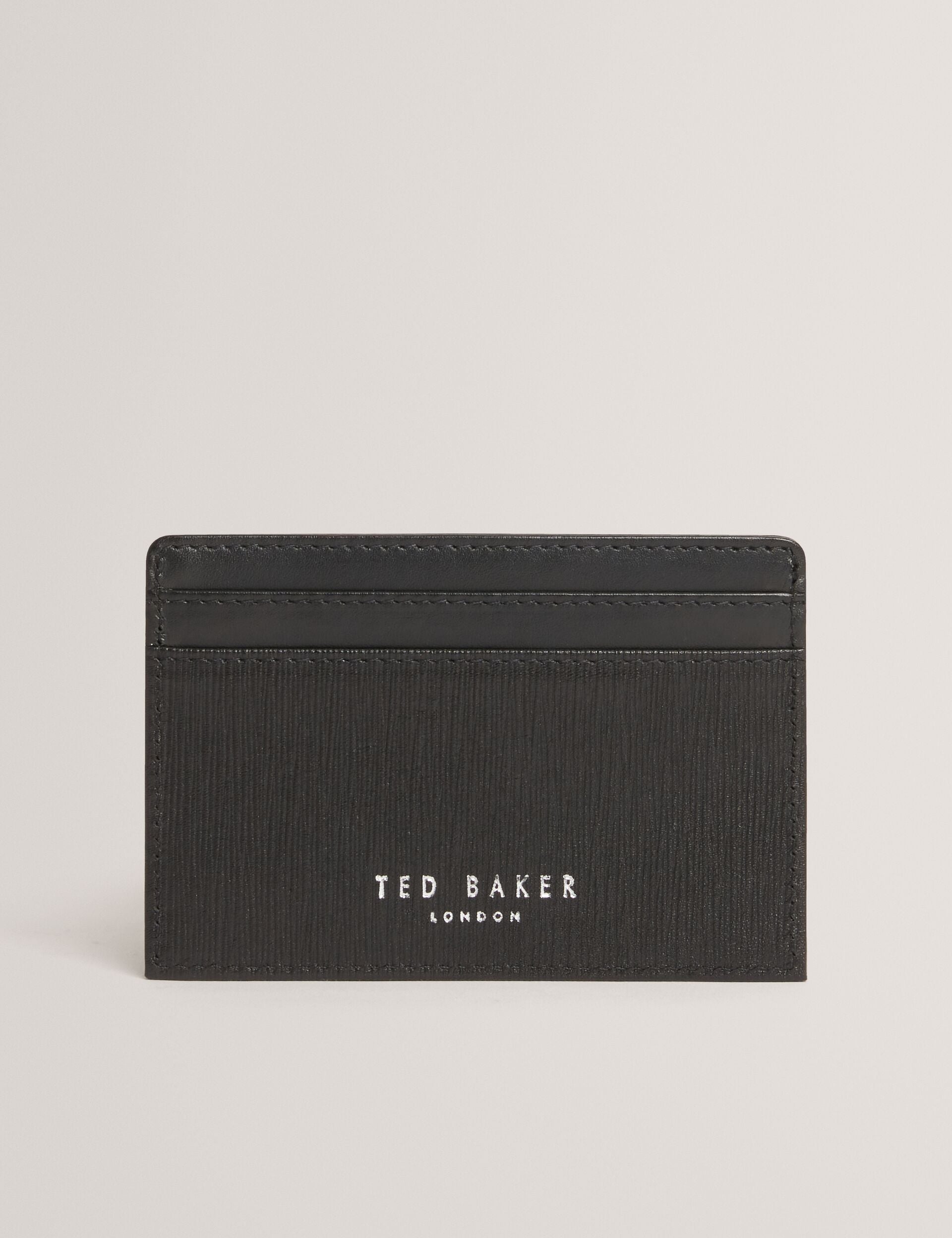 BARNELL Bark Texture Leather Card Holder