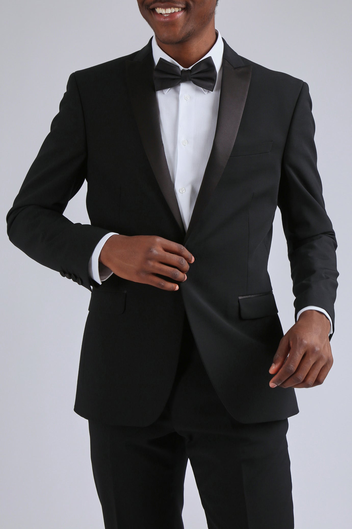 TUXEDO SLIM JS - Slim Fit Black Tuxedo Jacket