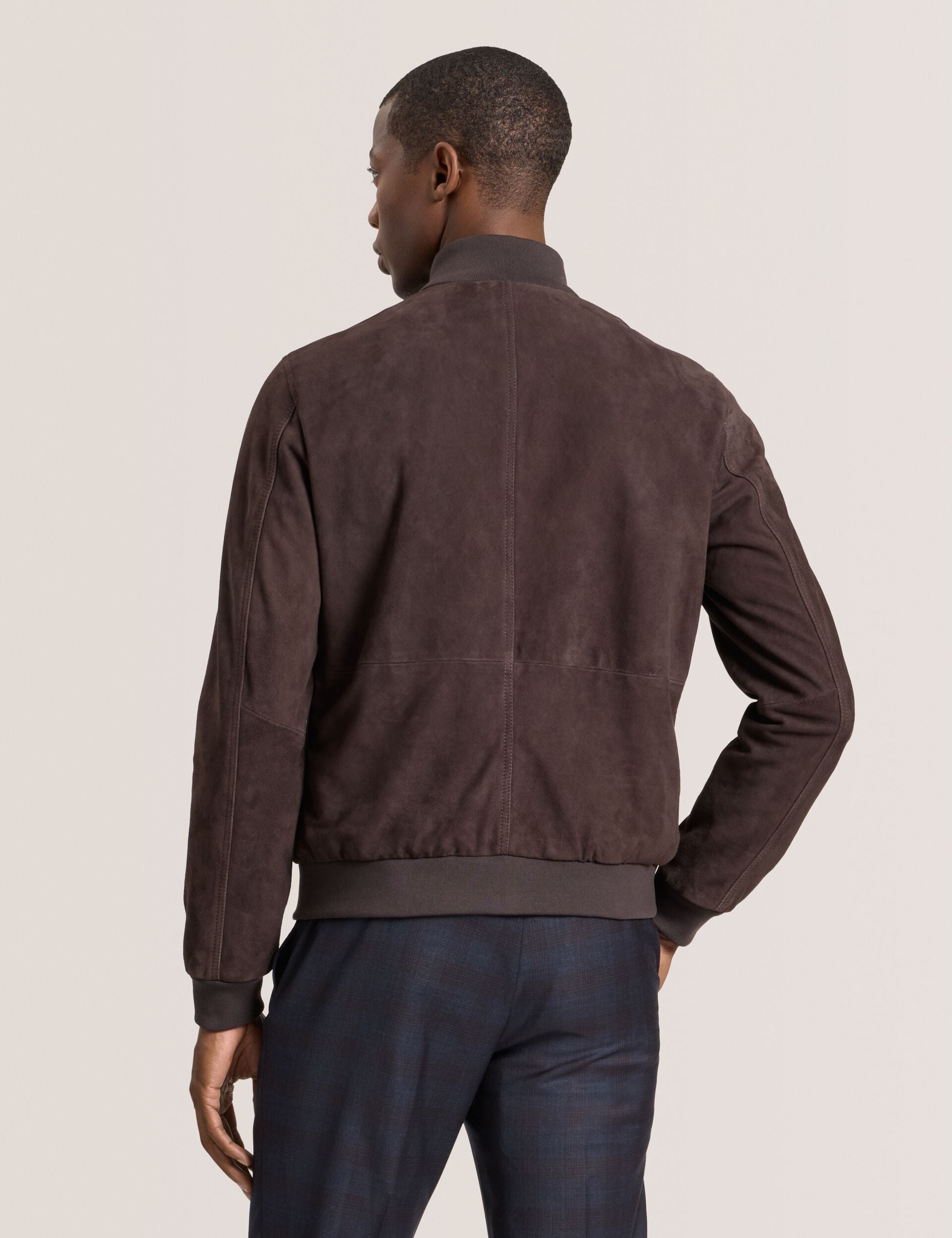 WEIR - Suede Button Front Jacket